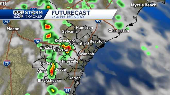 Showers and thunderstorms in the forecast. Latest Cristobal track