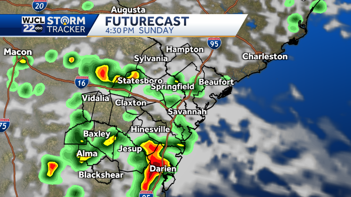 Wet weather to start the new week