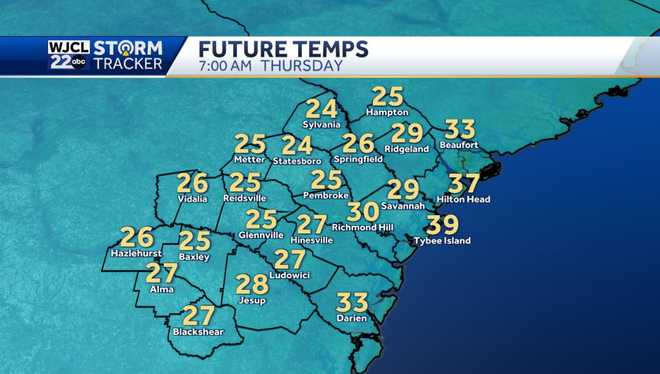 Impact Weather with very cold temperatures in the forecast