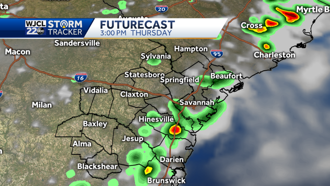 A hot 4th of July with thunderstorms after 2 pm