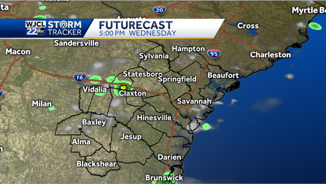 A hot one today with highs in the mid-90s