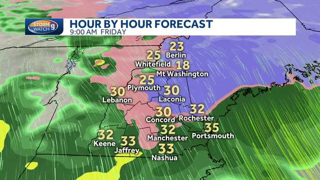 Incoming storm system to bring snow, wintry mix and then rain Friday