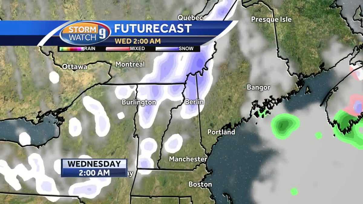 Highs near 50 on first day of spring; snow showers possible mid-week
