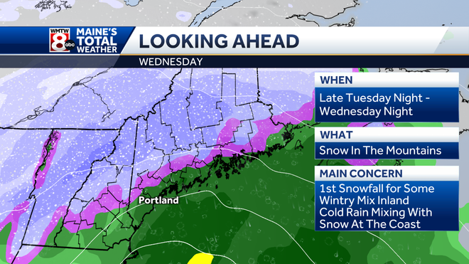 The Week Ahead: Much colder with winter storm brewing on Wednesday
