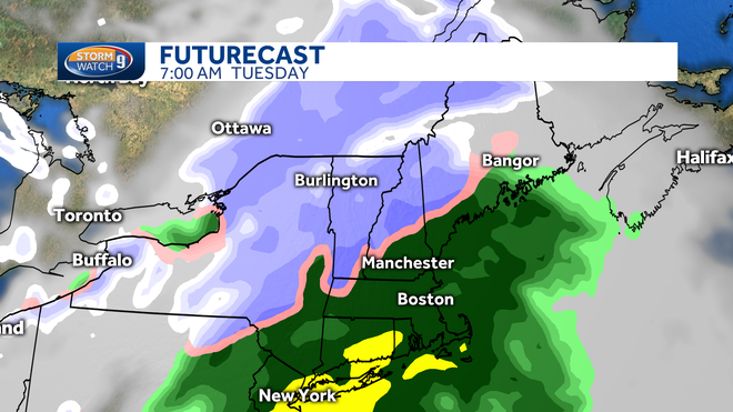 Two wintry storms will impact New Hampshire this week