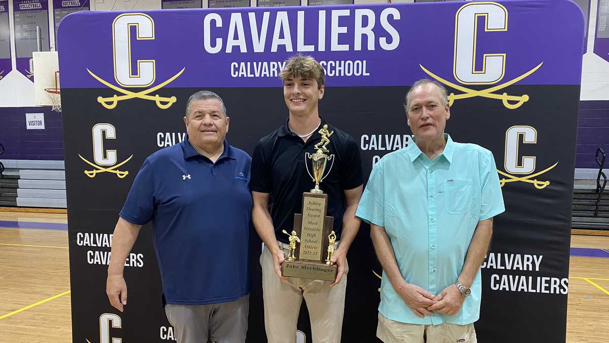 Calvary Day multi-sport athlete Jake Merklinger receives 70th Ashley ...