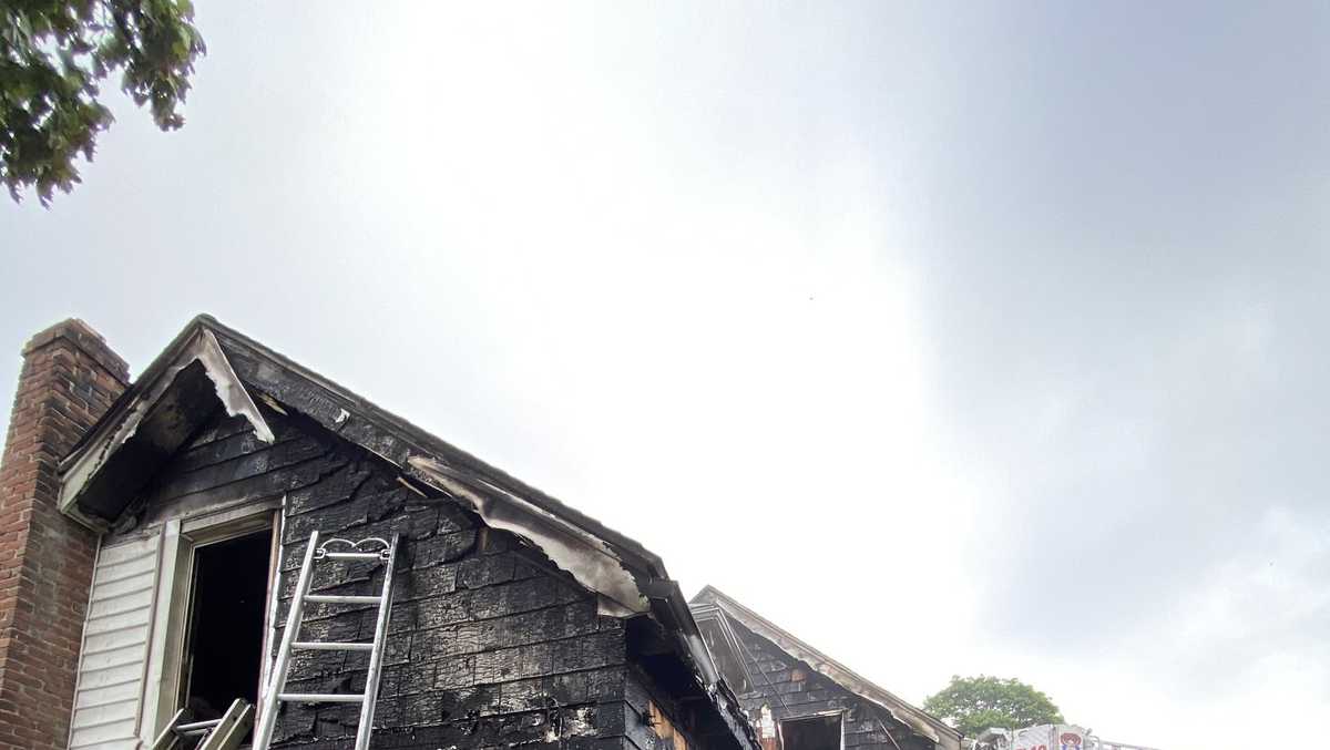 Mom drops baby from 2nd-floor window to firefighter when fire breaks out