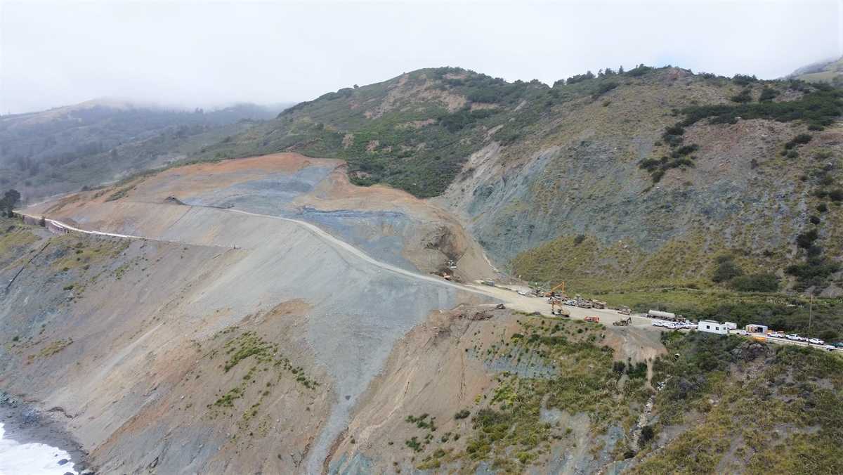 Caltrans crews work continuously to remove half a million cubic yards ...