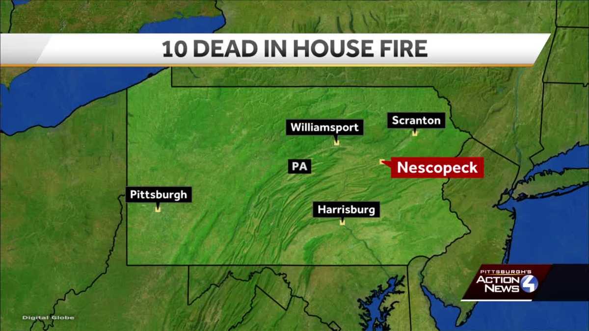 Pennsylvania fire: 10 people dead in Luzerne County fire