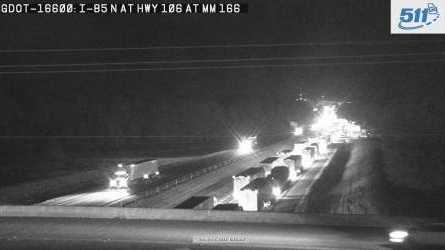 Stretch of I-85 reopens after being shut down due to crash