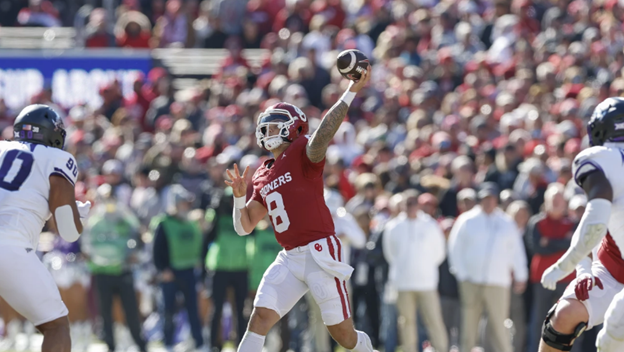 Gabriel passes for 400 yards as No. 13 Oklahoma beats TCU