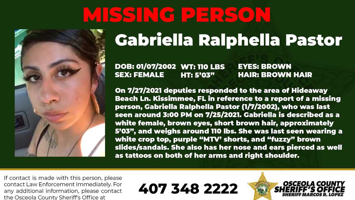 Search on for missing woman last seen in Osceola County