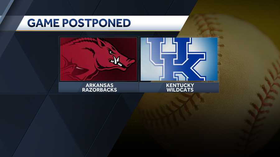 Weather postpones Razorback baseball game in Kentucky