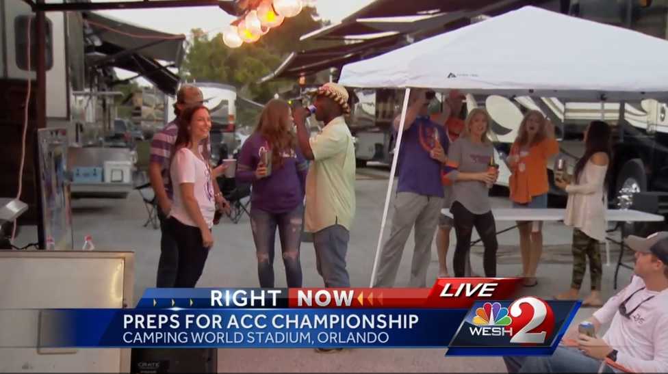 Excited fans ready for ACC Championship Game at Camping World Stadium