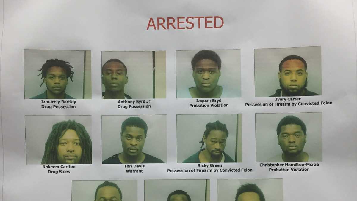 Metro Police arrest 13 gang members in End Gun Violence initiative