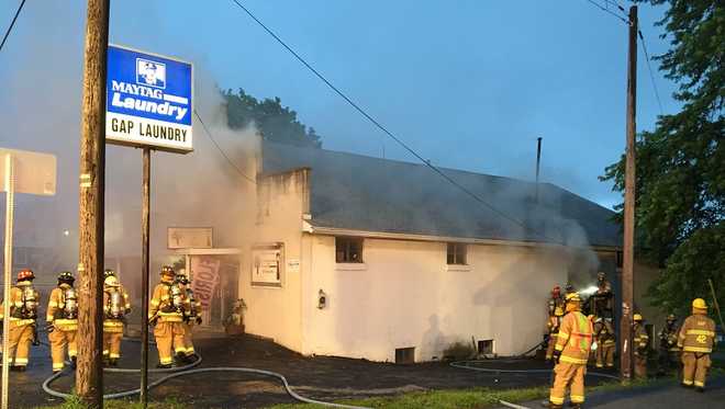 Gap Laundry damaged by fire