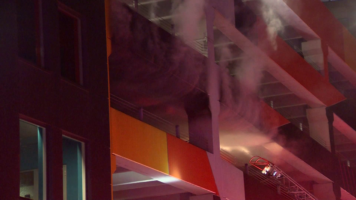 4 vehicles catch fire in Assembly Row garage