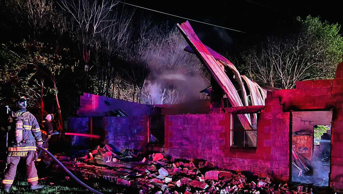 York County, Pa. garage collapses in early morning fire