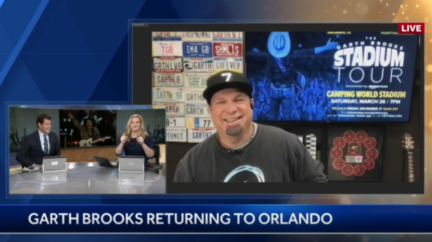 Garth Brooks joins WESH 2 Sunrise