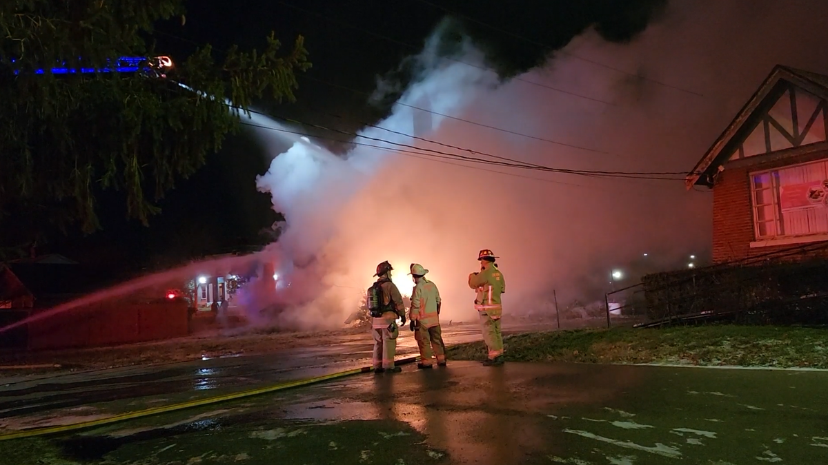 Fire crews battling cold to put out Spring Grove Village house fire ...