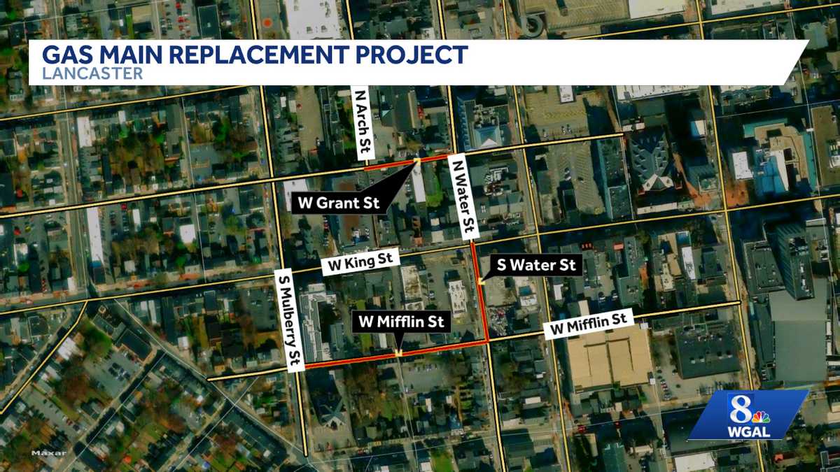 UGI work scheduled in Lancaster this week starting a 7 a.m.