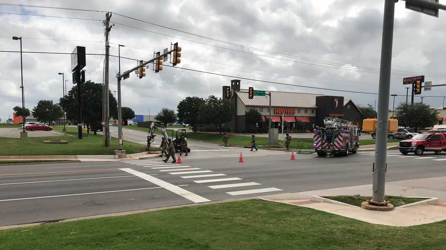 Cut Gas Line Shuts Down Portion Of Penn Avenue In Northwest Okc