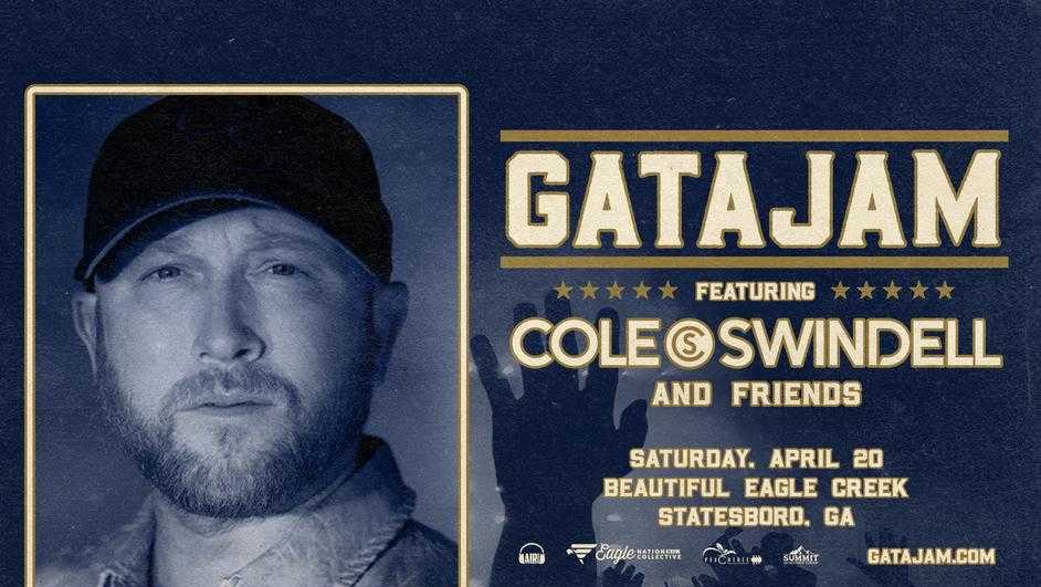 Cole Swindell headlines GATA Jam this weekend