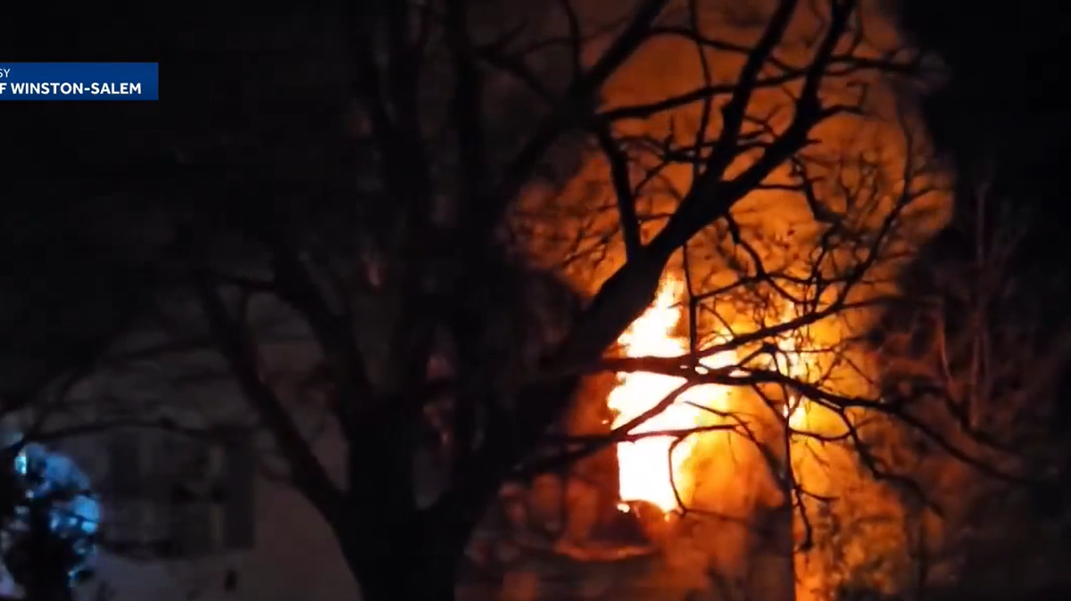 House fire in Winston-Salem leaves six people displaced