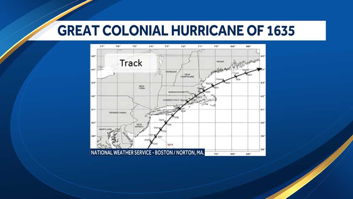 Anniversary of the Great Colonial Hurricane of 1635
