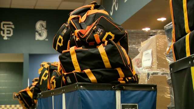 Pittsburgh Pirates gear packed for spring training in Florida