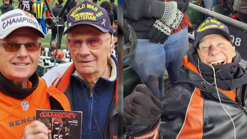 Bengals gift Super Bowl tickets to 97-year-old WWII veteran from ...