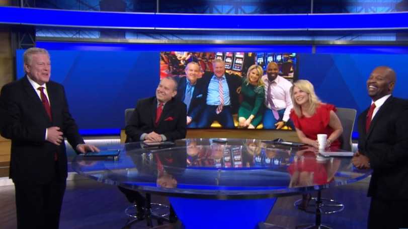 Evening news crew gives special tribute to retiring WLWT Sports ...