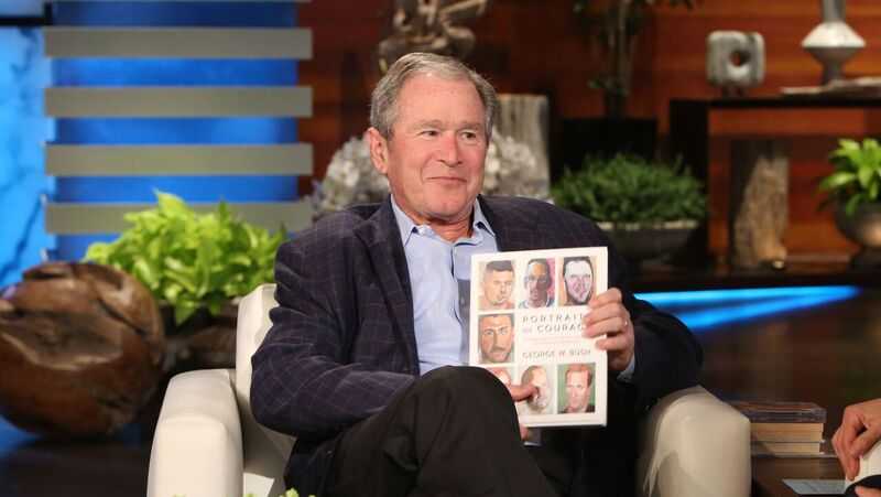 Former President George W. Bush Shares Powerful Veteran Portraits on Ellen