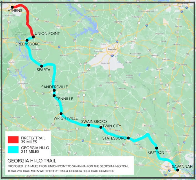Georgia: Proposed 200-mile trail would connect many small towns