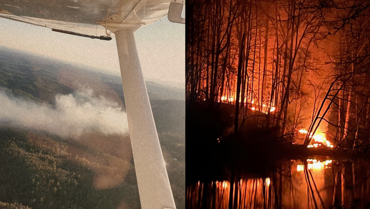 Georgia faced over 100 fires, burning thousands of acres statewide