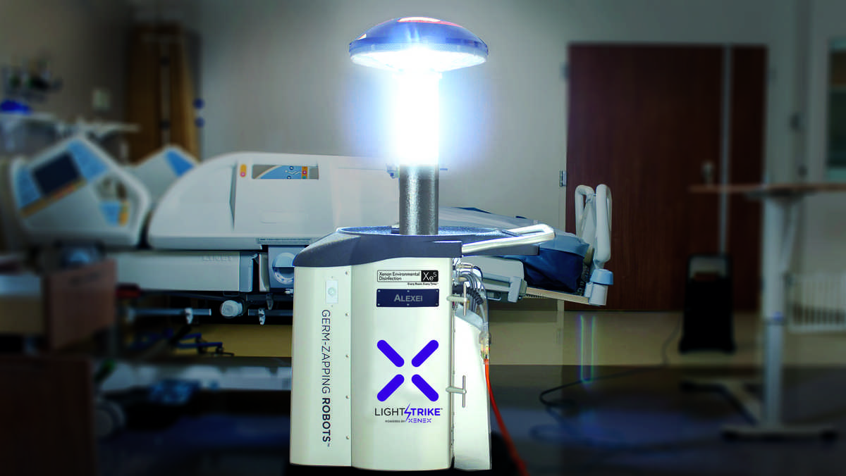 'Germ-zapping' robots help keep Christ Hospital extra clean