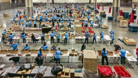 Guinness Record: 300 Duke Energy staff build storm kits