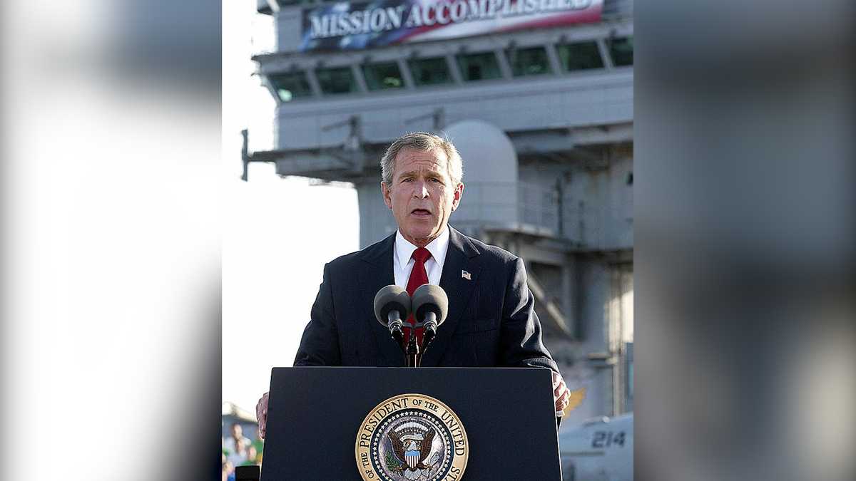 Today in History May 1: George W. Bush announces major combat ended in Iraq