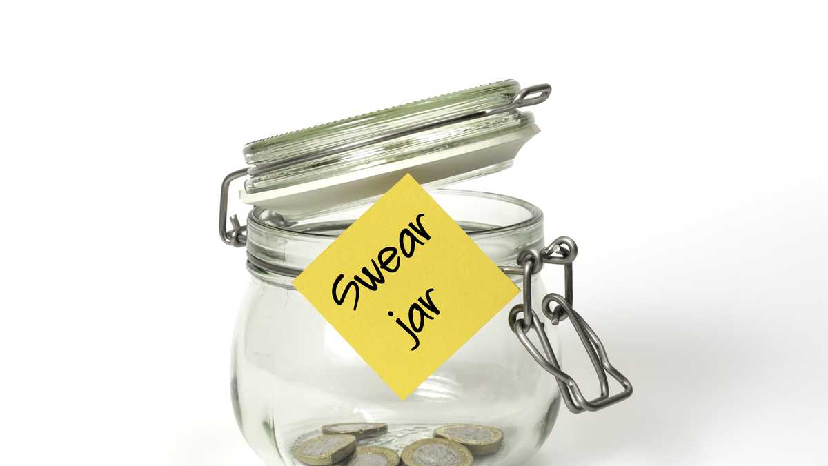 How should you react when children swear?