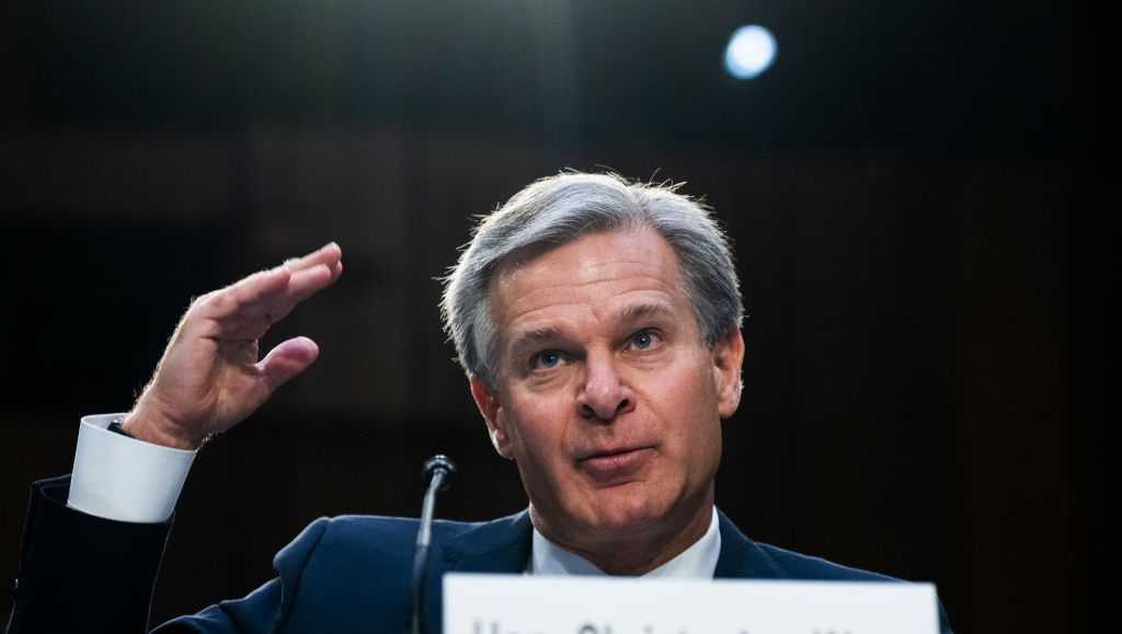 FBI Director Chris Wray defends the 'real FBI' against criticism from ...