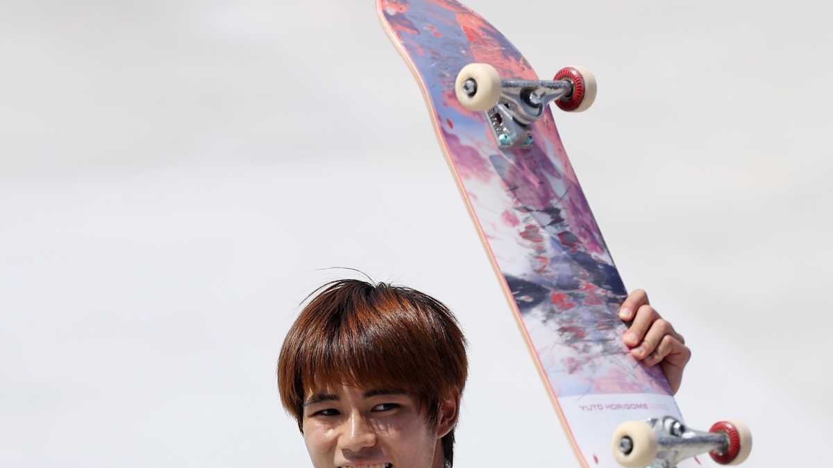 GALLERY: 1st Olympic medals awarded for skateboarding's debut at Tokyo ...