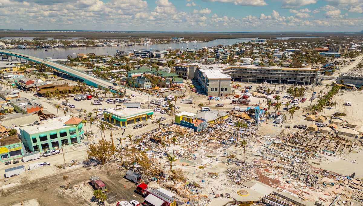 Where have major hurricanes hit Florida over the last 75 years?