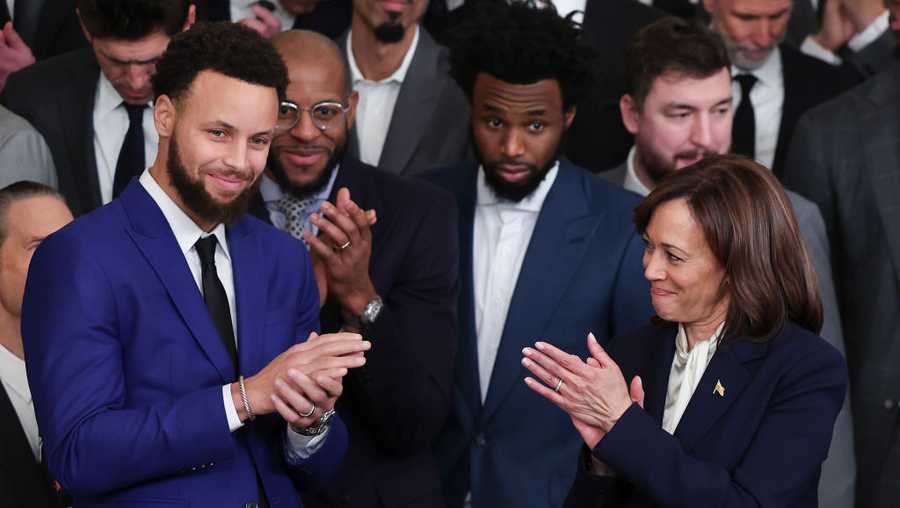 Steph Curry endorses Kamala Harris at the Paris Olympics
