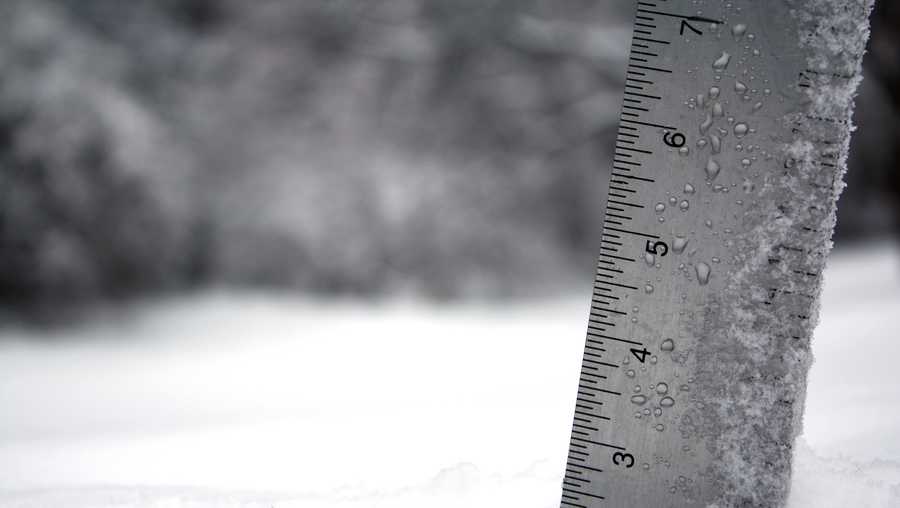 Snowfall totals from Friday night storm across Vermont, New York