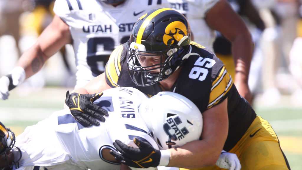 Photos from Iowa's 24-14 victory over Utah State