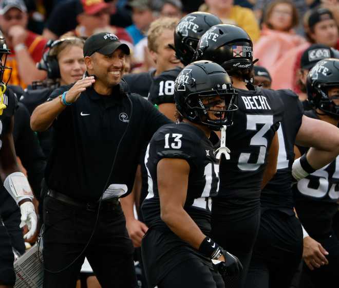 Iowa State football: 8 photos from Cyclones' 34-27 win against Oklahoma ...