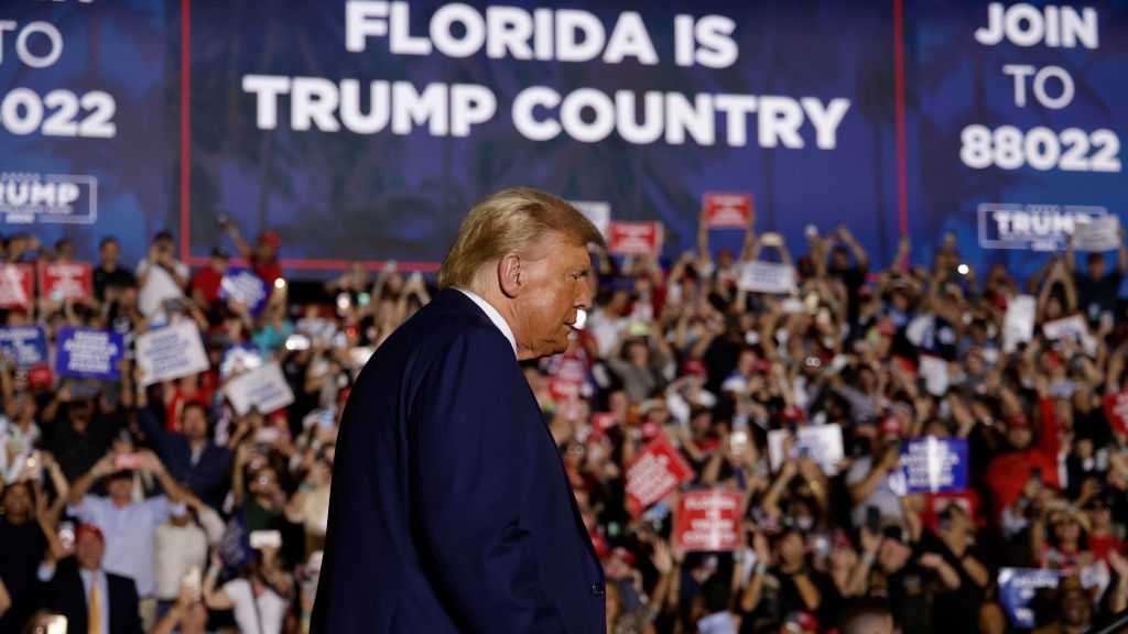Donald Trump rally at Ted Hendricks Stadium in South Florida