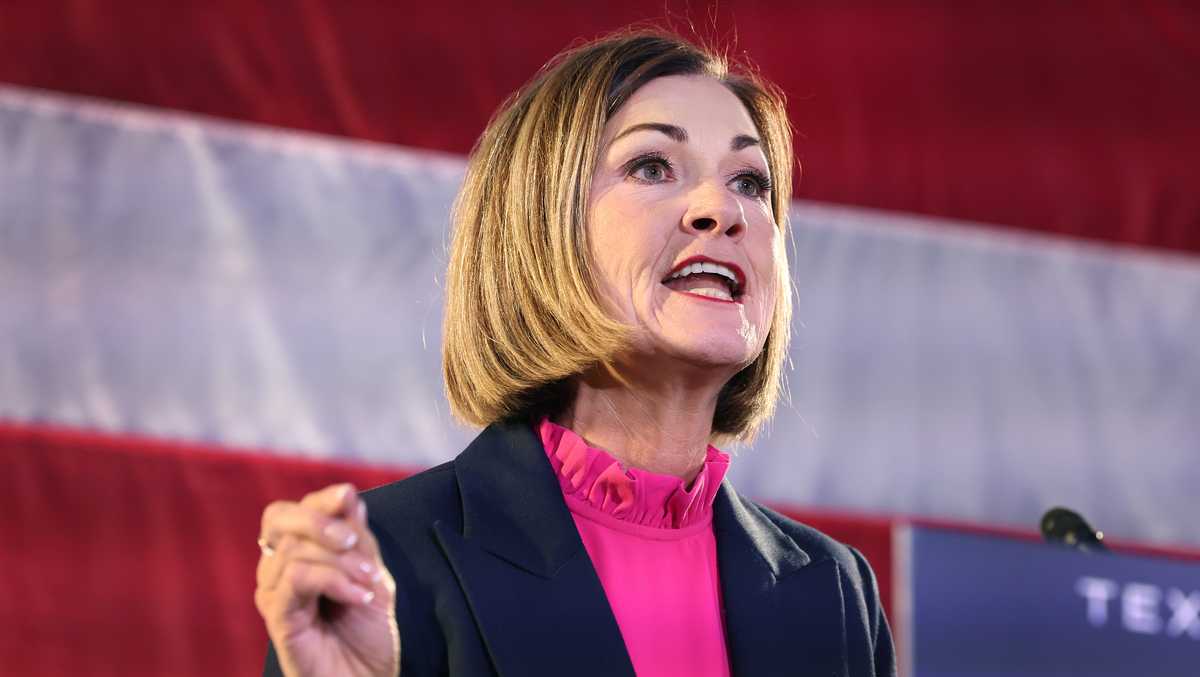 She's not running: Iowa Gov. Kim Reynolds not running for reelection