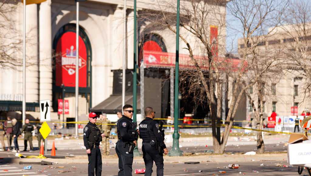 Kansas City parade attendees rush to shooting victim at rally