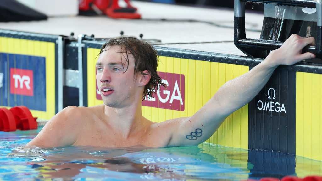 LSU Swimmer Brooks Curry Olympic swimming schedule